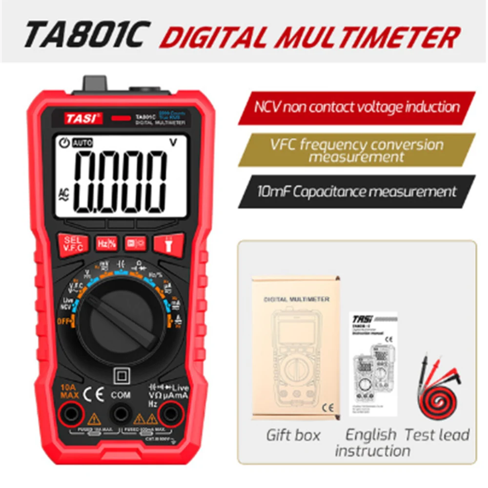 Ammeter Household Universal Meter Digital Multimeter Professional 1PC ...