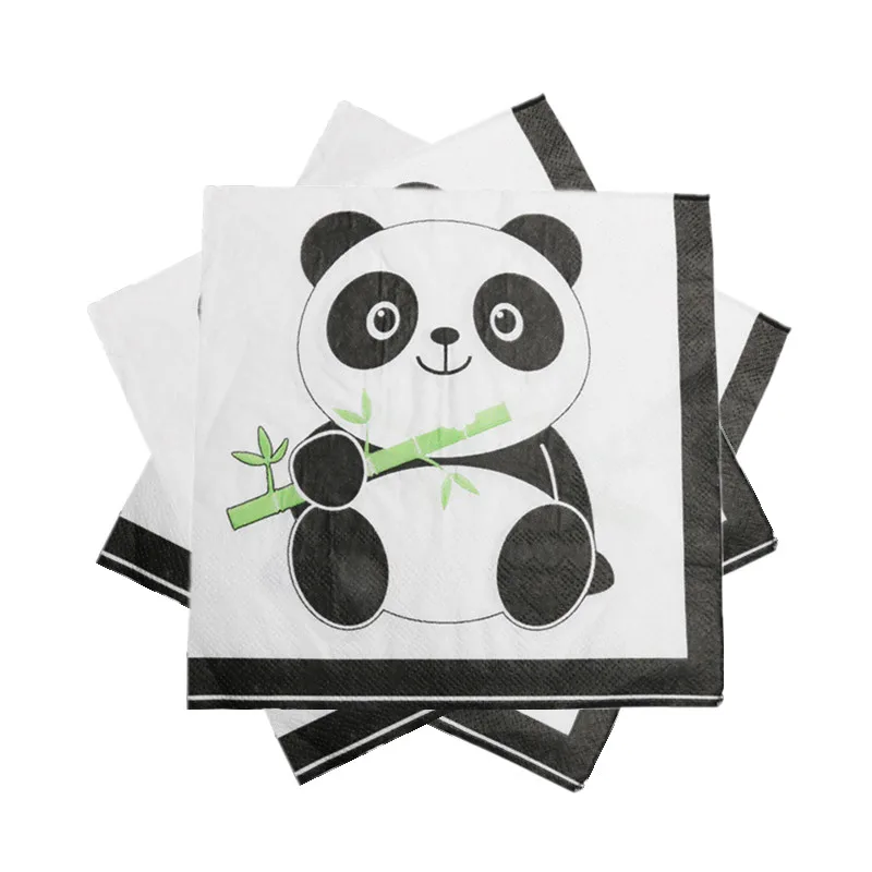 Panda Theme Party Decor Paper Napkin Wedding Kid Birthday Party ...