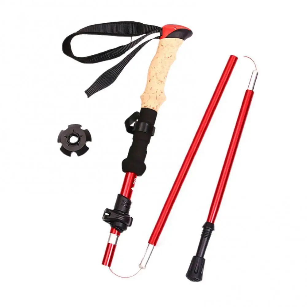 Hiking-Stick-Telescopic-Cane-Ultralight-Trekking-Pole-Anti-Shock ...