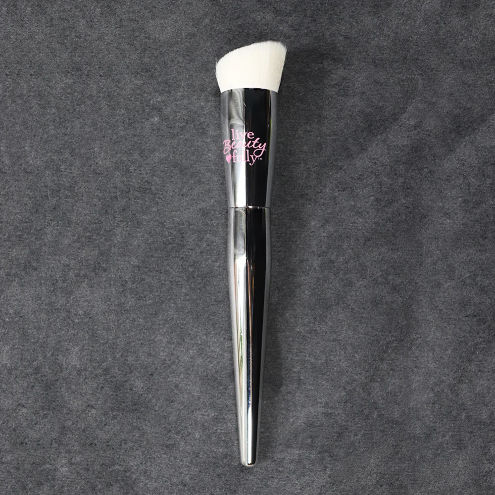 Angled-Flat-Top-Foundation-Brush-It-Cosmetic-Silver-Chromed-Precision ...