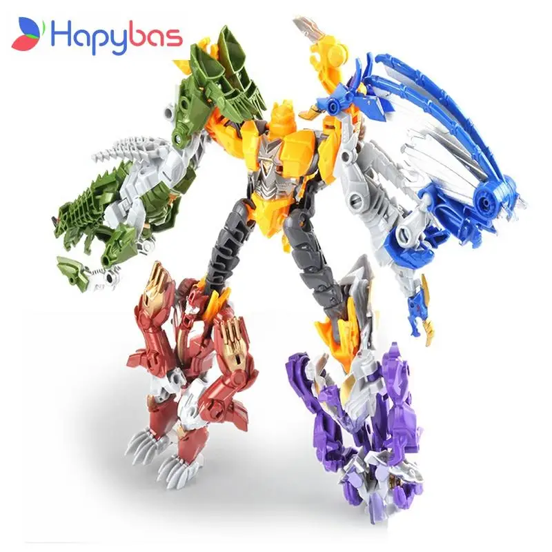 Innovative Action Figures Classic Toys Transformation 5 piece become ...