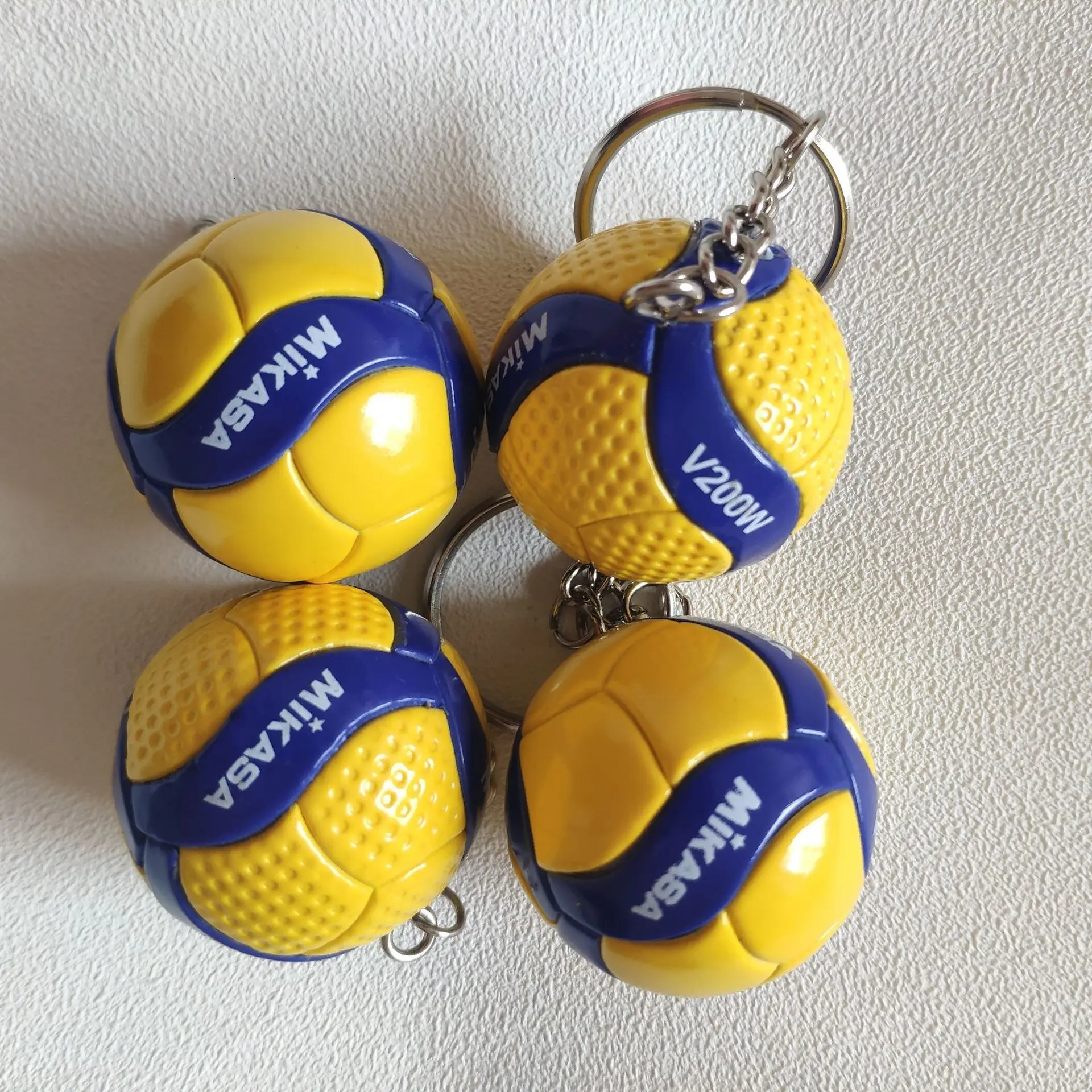 V200w Mini PVC Volleyball Keychain Sport Key Chain Gift Car Ball Key ...