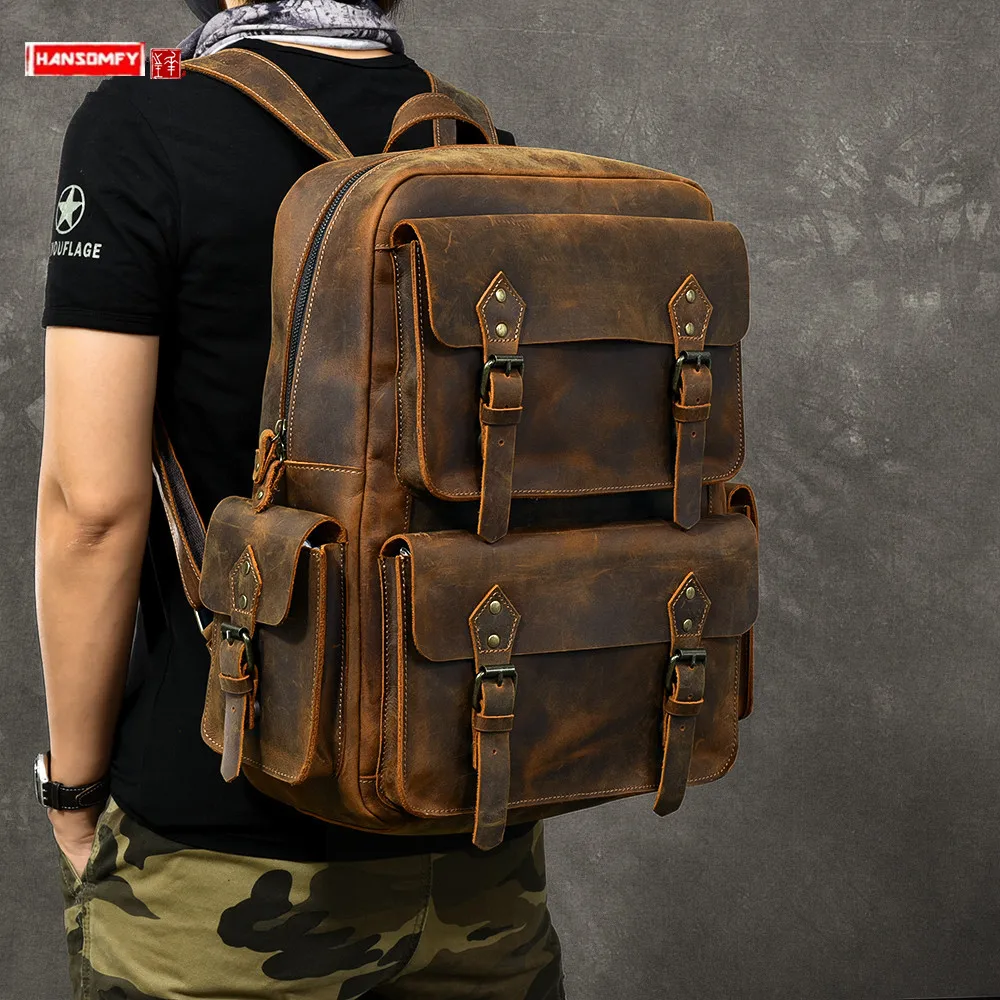 Large-Capacity-Men-s-Backpack-Computer-Bag-Men-Outdoor-Retro-Leather ...
