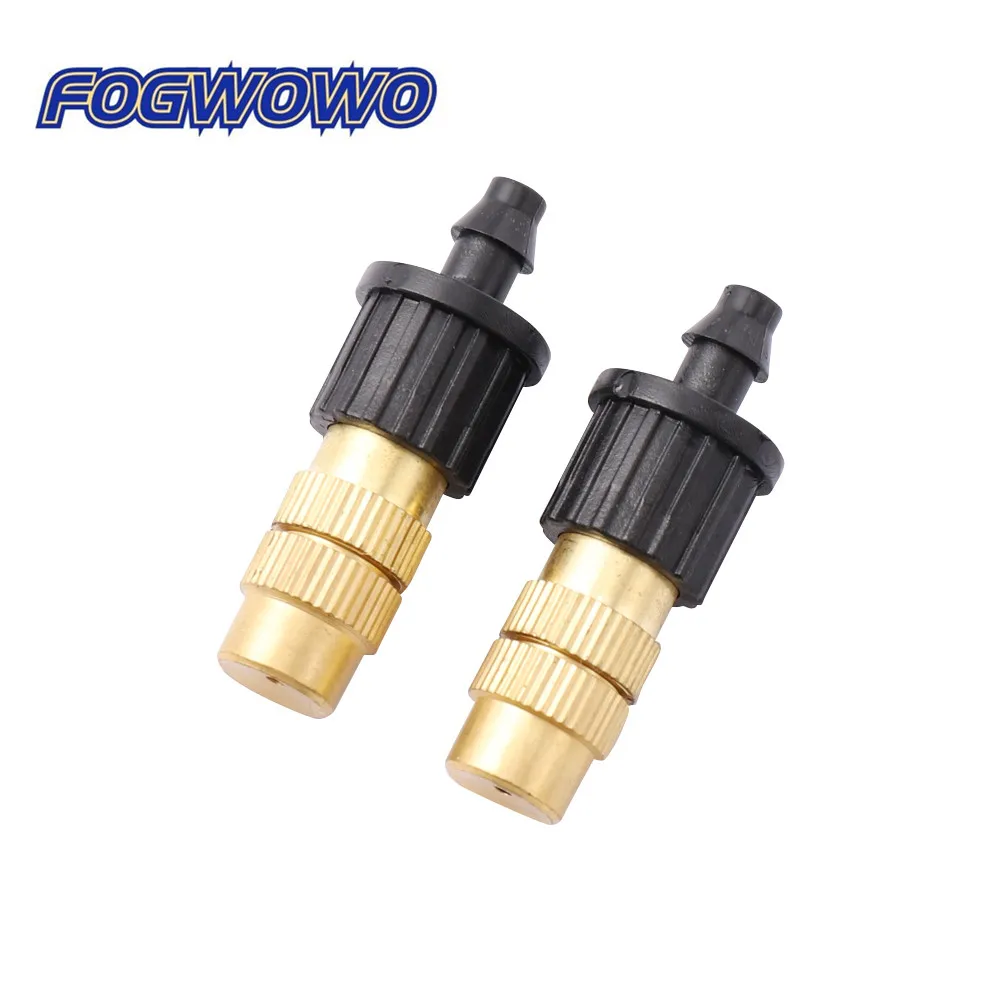 5 Pcs 4mm Adjustable Barbed Copper Sprayer Gardening Water Irrigation ...