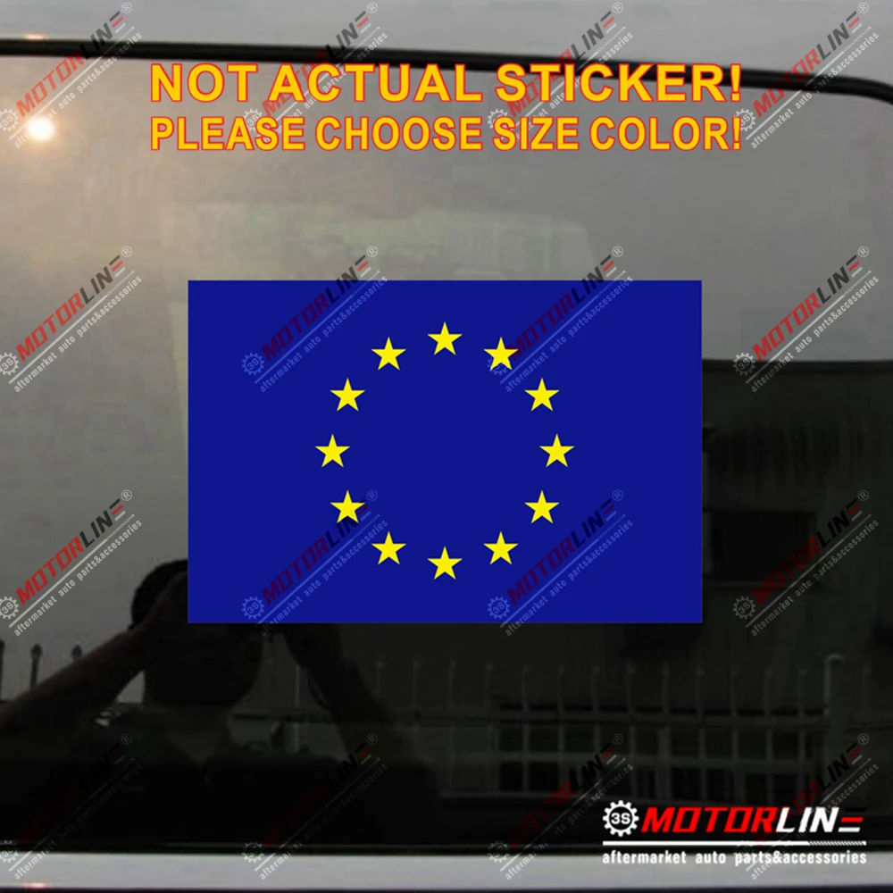 Flag-of-Europe-European-Union-EU-Decal-Sticker-Car-Vinyl-Reflective ...