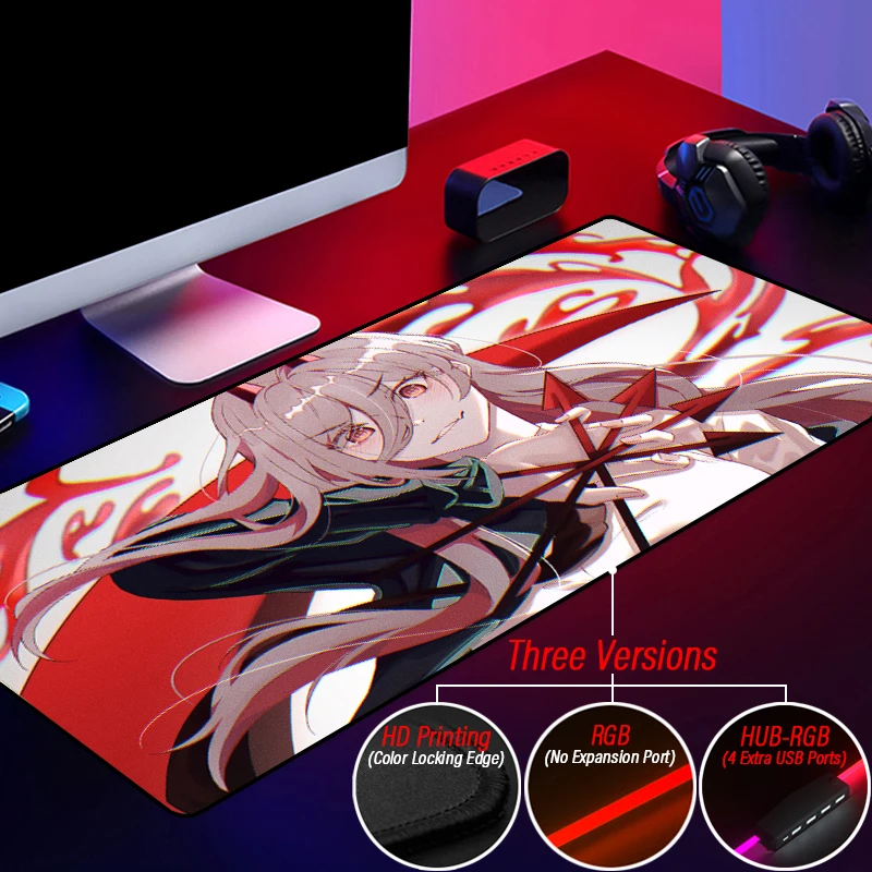 Creative Chainsaw Man Custom Gaming Mouse Pad Hub Anime Makima Power ...