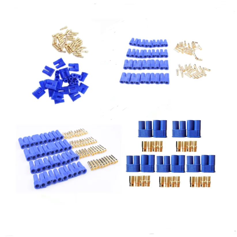 10-pairs-20-pcs-EC2-EC3-EC5-EC8-male-female-gold-plated-battery ...