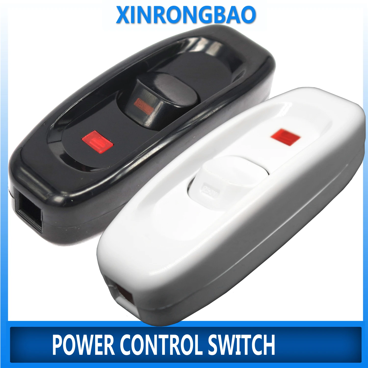 GW320-10A-250V-In-Line-On-Off-Cord-Switch-rocker-switch-with-Indicator ...