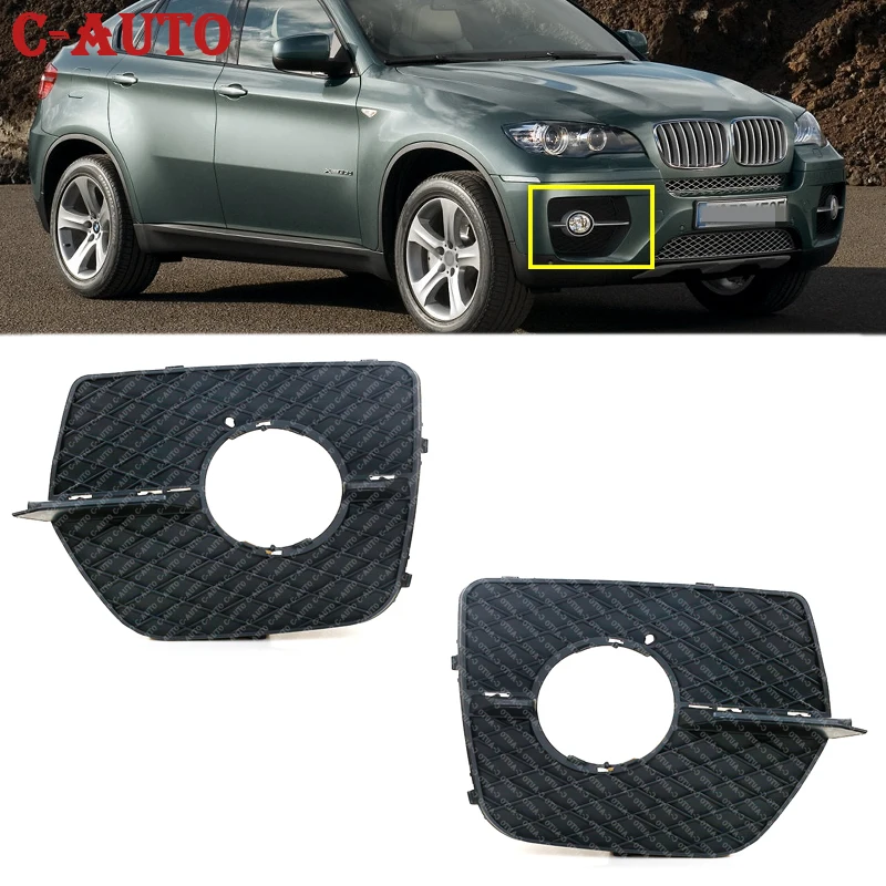 Car-Front-Bumper-Fog-Light-Cover-Trim-Mesh-Fog-Lamp-Grill-Grille-For ...