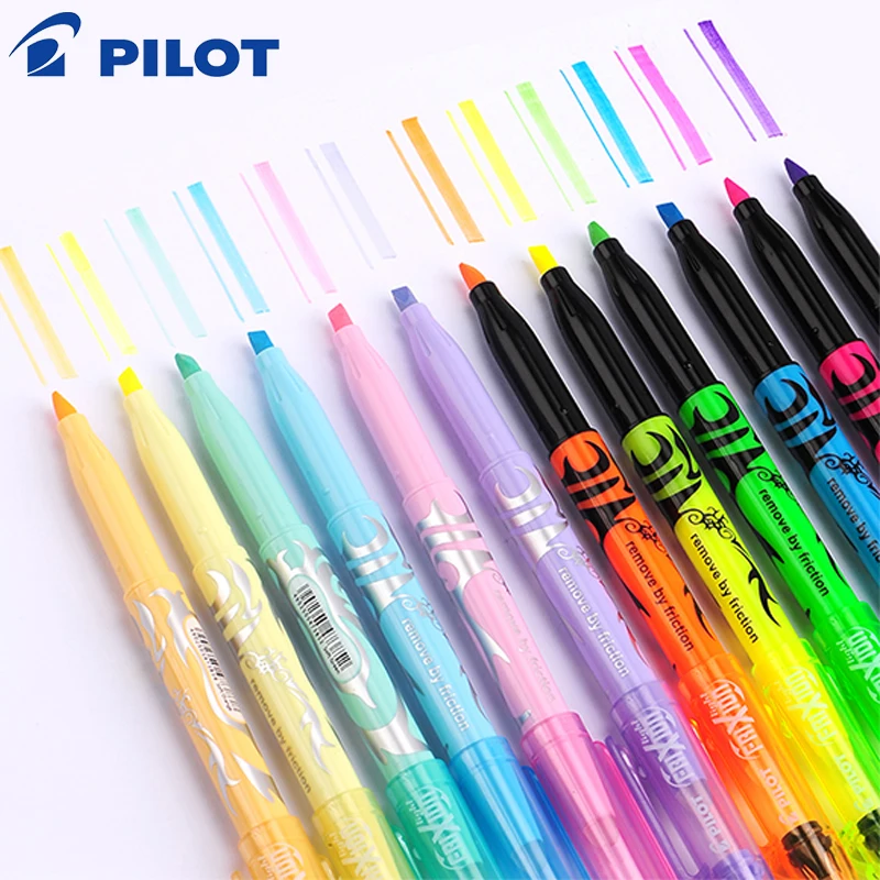 6 / 12pcs PILOT SW FL Frixion color erasable highlighter set ...