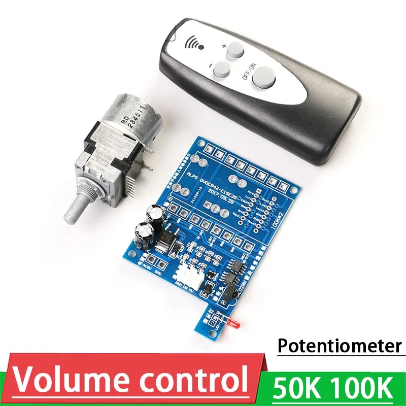 Volume control panel 50K 100K ALPS motor Potentiometer Remote Control ...