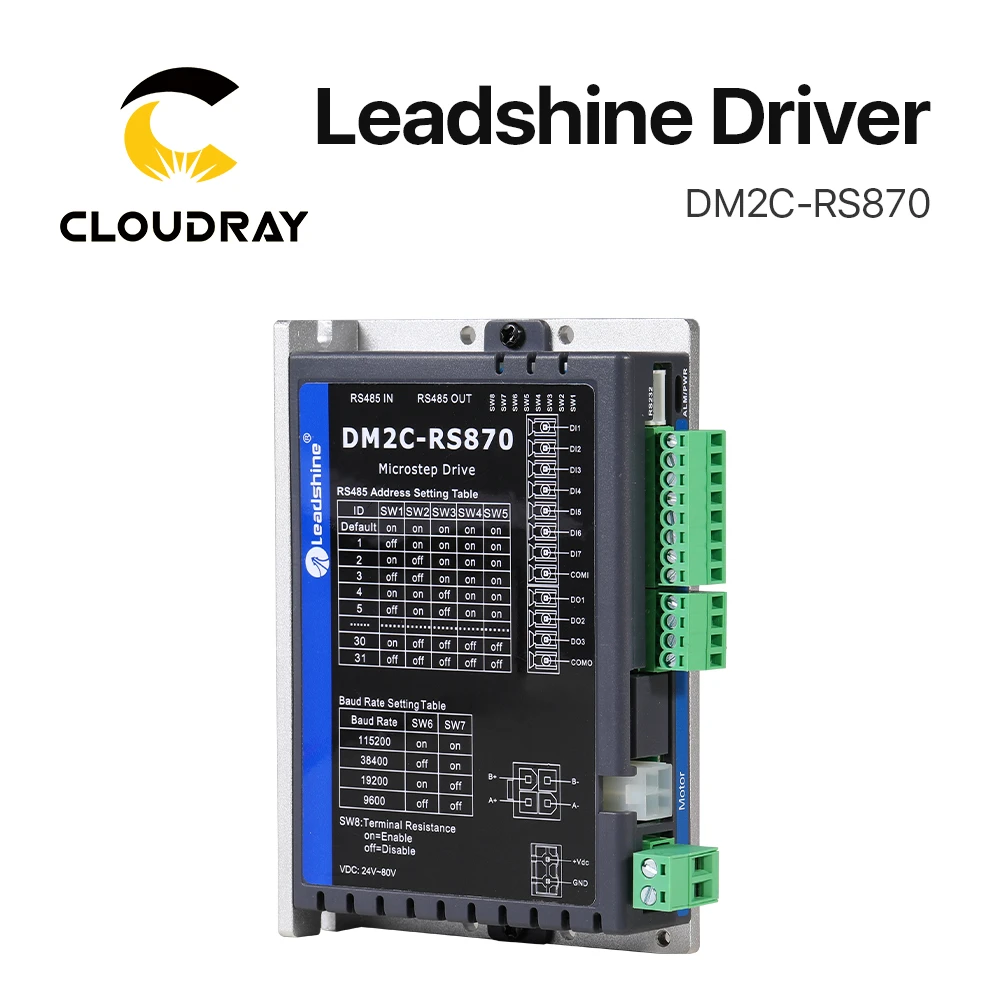 Leadshine Dm2c-rs870 Stepper Motor Driver 2-phase Drive And Control ...