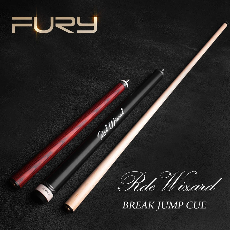 Fury Red Wizard Punch Pool Cue Break Jump Cue Billiard Stick Maple ...