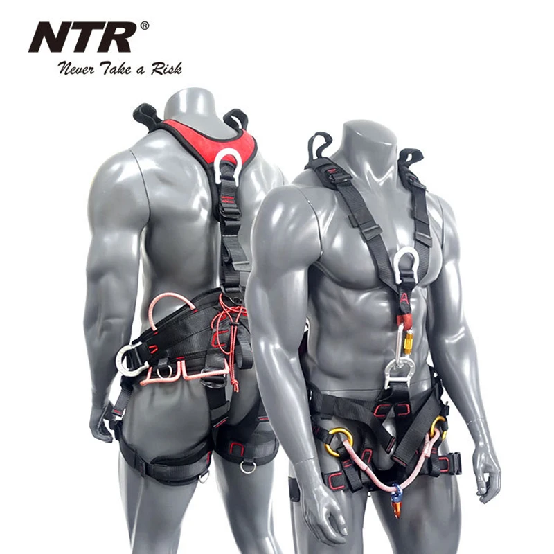 Full-Body-Mountaineering-Safety-Belt-Professional-Rock-Climbing-Harness ...