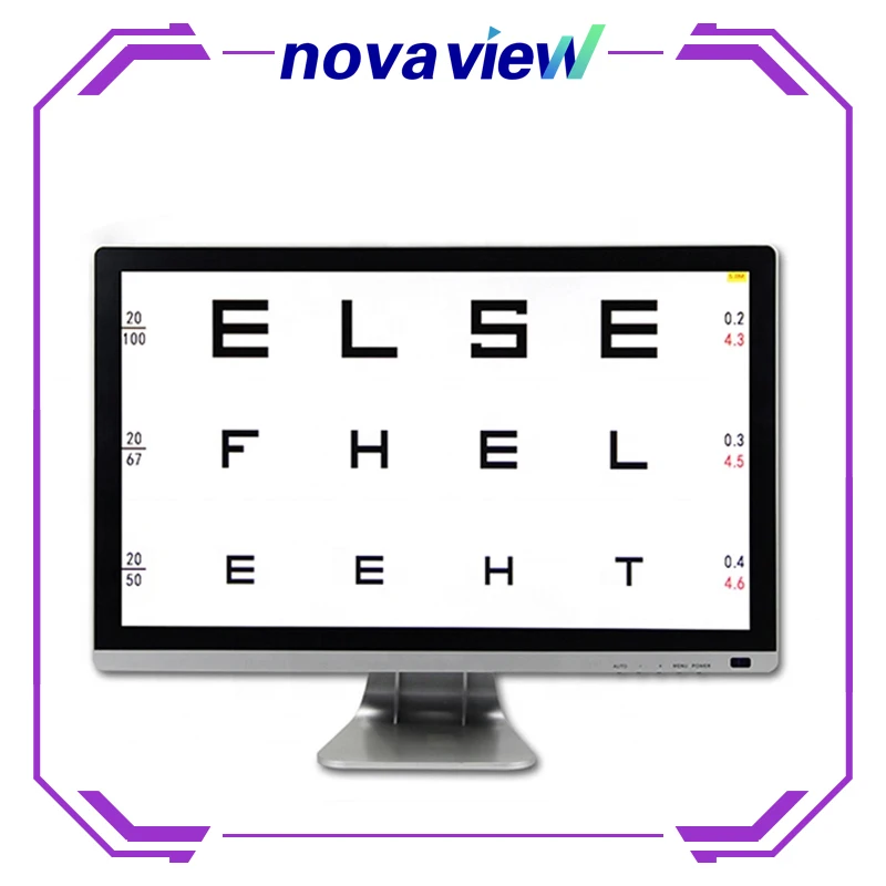 Optical Eye Test 21.5 Inch Ophthalmic Lcd Visual Chart Panel Vc-1 ...