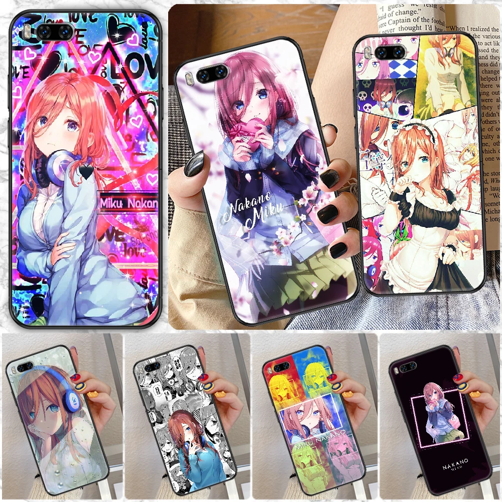 Nakano miku Anime Phone Case For Xiaomi Mi Note 8 9 10 11 9T 10T A3 ...