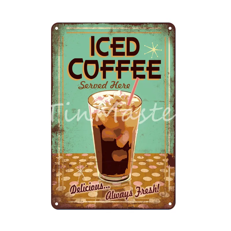 Iced Coffee Sign
