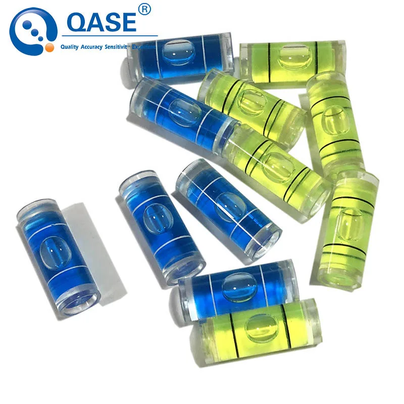 10PCS Acrylic Tube Vial Level Bubble Photo Frame TV Rack Cylindrical ...