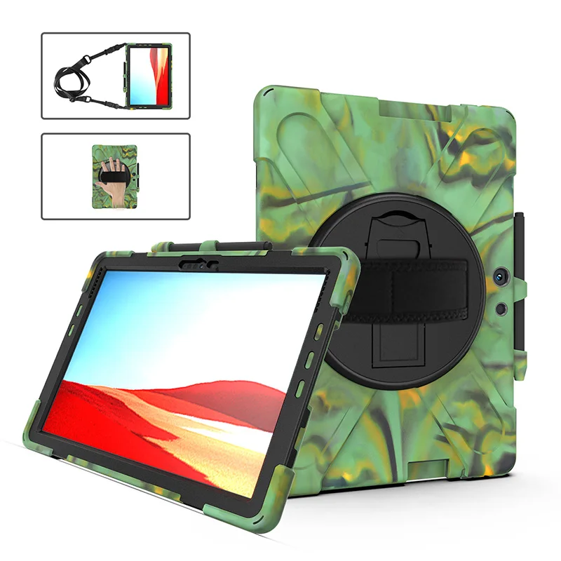 Hybrid-case-for-Microsoft-Surface-Pro-X-shock-proof-cover-silicone ...