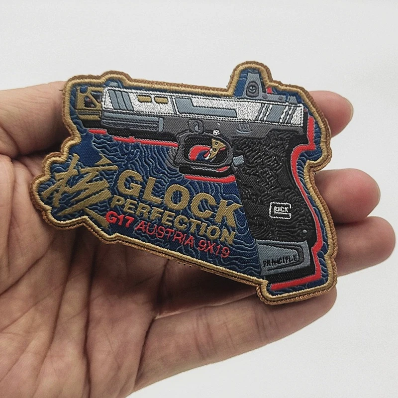Glock Tactical Patch | Glock Perfection | Glock Embroidery | Embroidery Patch - Glock G34 ...
