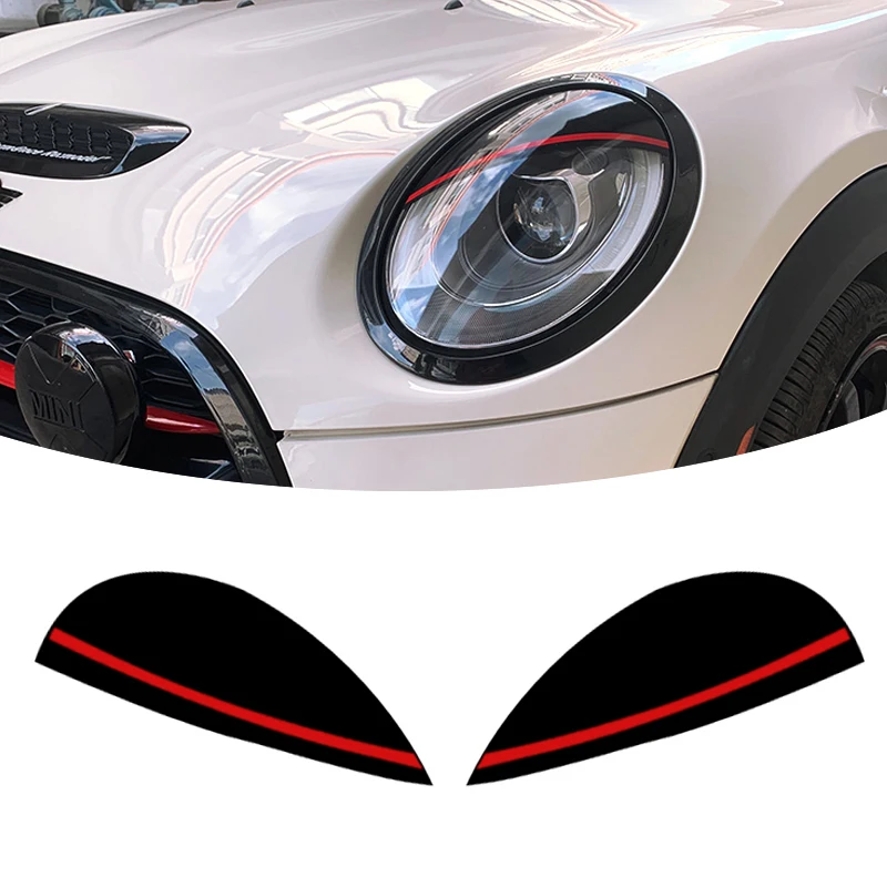 Car-Headlight-Eyelid-Light-Eyebrow-Lamp-Decoration-Stickers-For-Mini ...