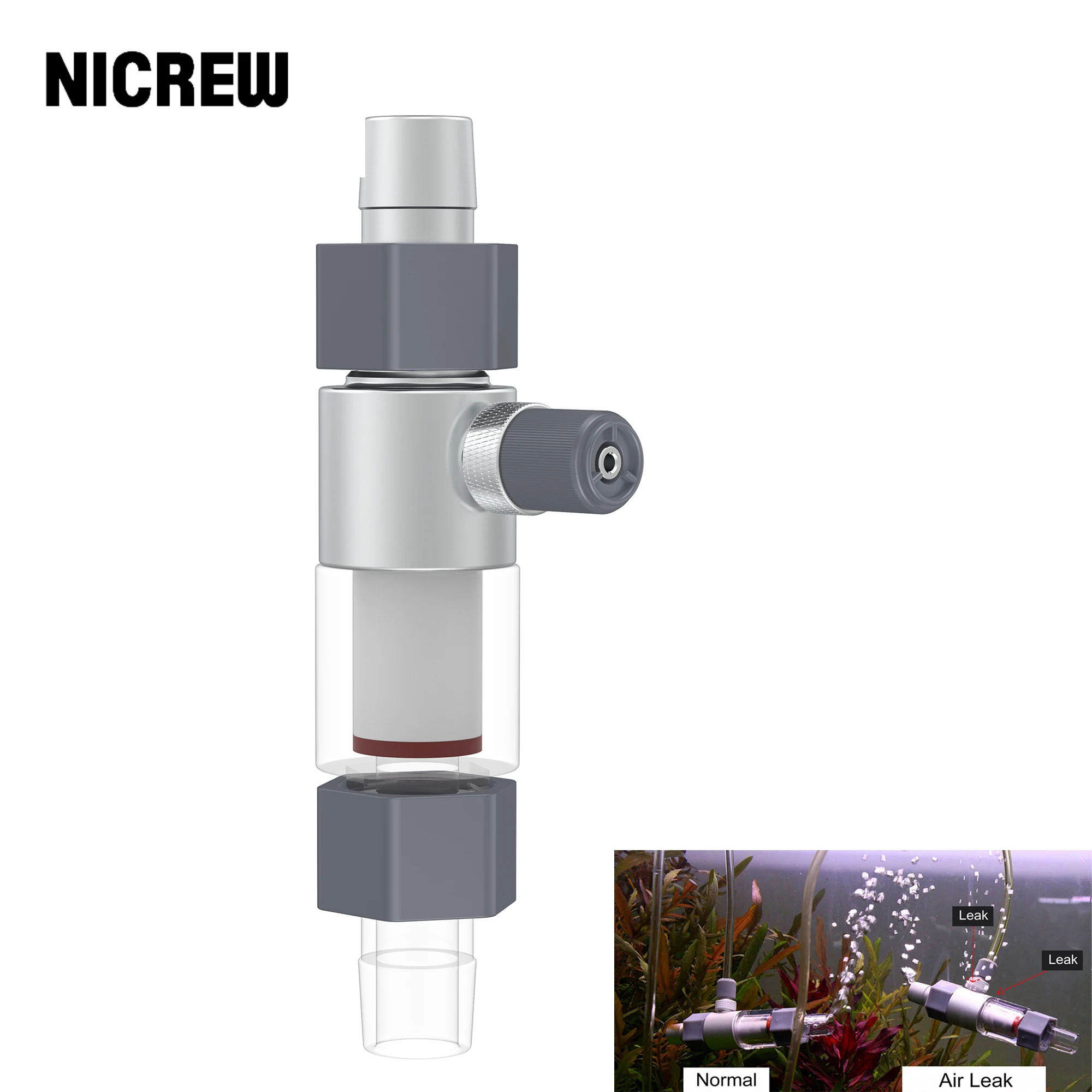 Nicrew-CO2-Atomizer-System-Diffuser-External-Reactor-Fish-Tank-For-12 ...