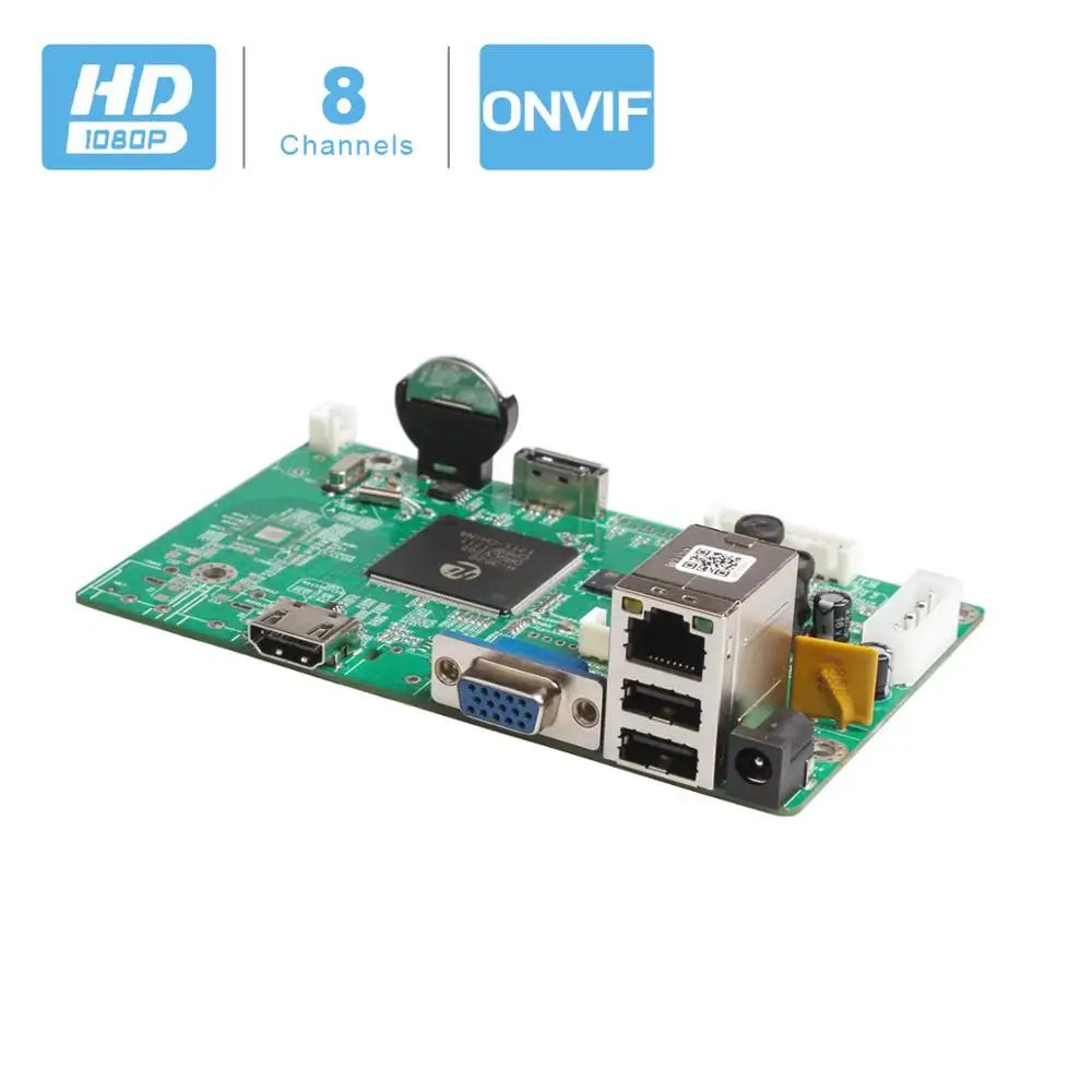 8CH CCTV NVR Board 1080P HI3520D Sicherheit NVR Modul 8CH 1080P / 12CH ...