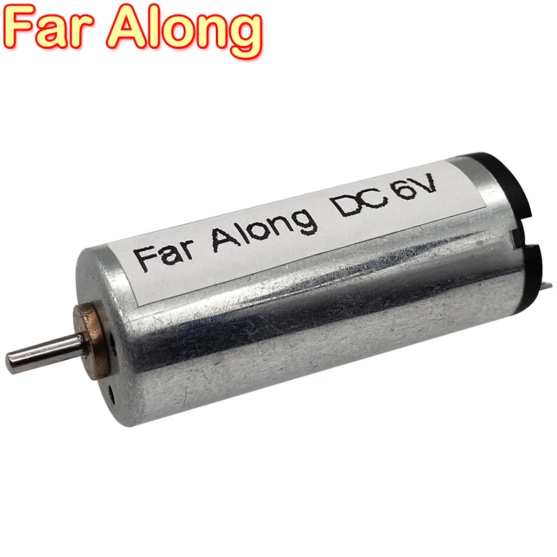 Carbon Brush Micro Dc Motors 6v In Cylindrical Shape High Speed ...