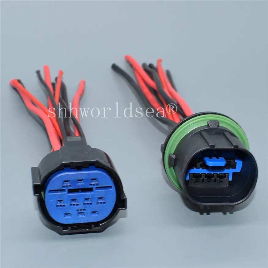 10Pin-car-headlight-plug-waterproof-electrial-auto-socket-male-female ...