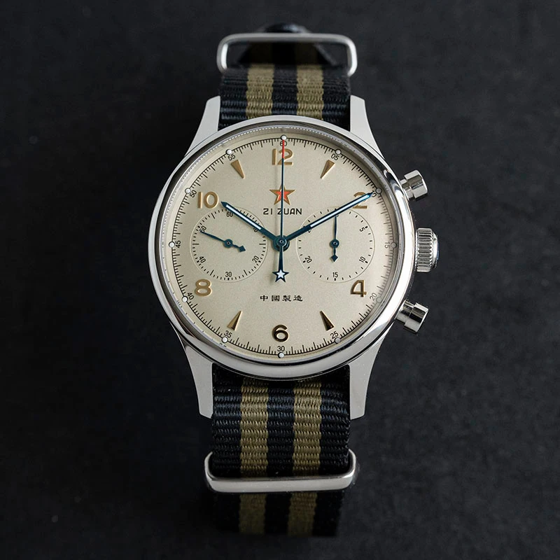 40MM Polit 1963 luminou watch official version chronograph mechanical ...