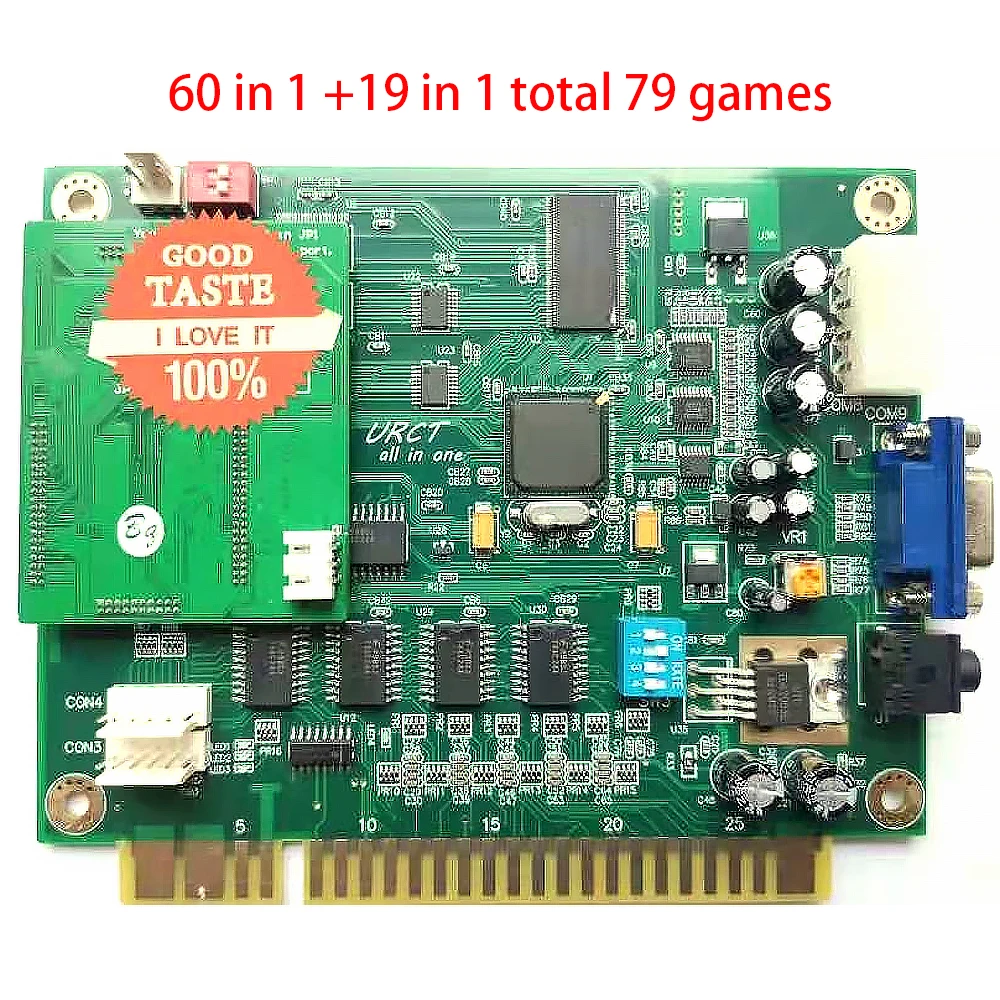19-60-In-1-PCB-79-Games-Board-Classic-28pin-Jamma-Video-Arcade-Machine ...