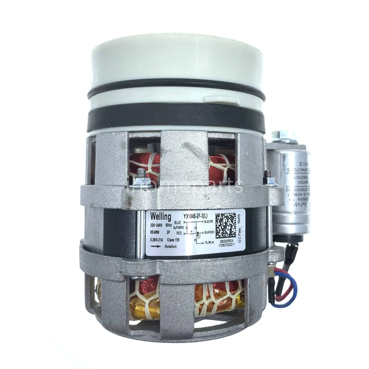 Welling-YXW48-2F-3-L-220V-65-48W-Dishwasher-Circulating-Pump-Motor-for ...