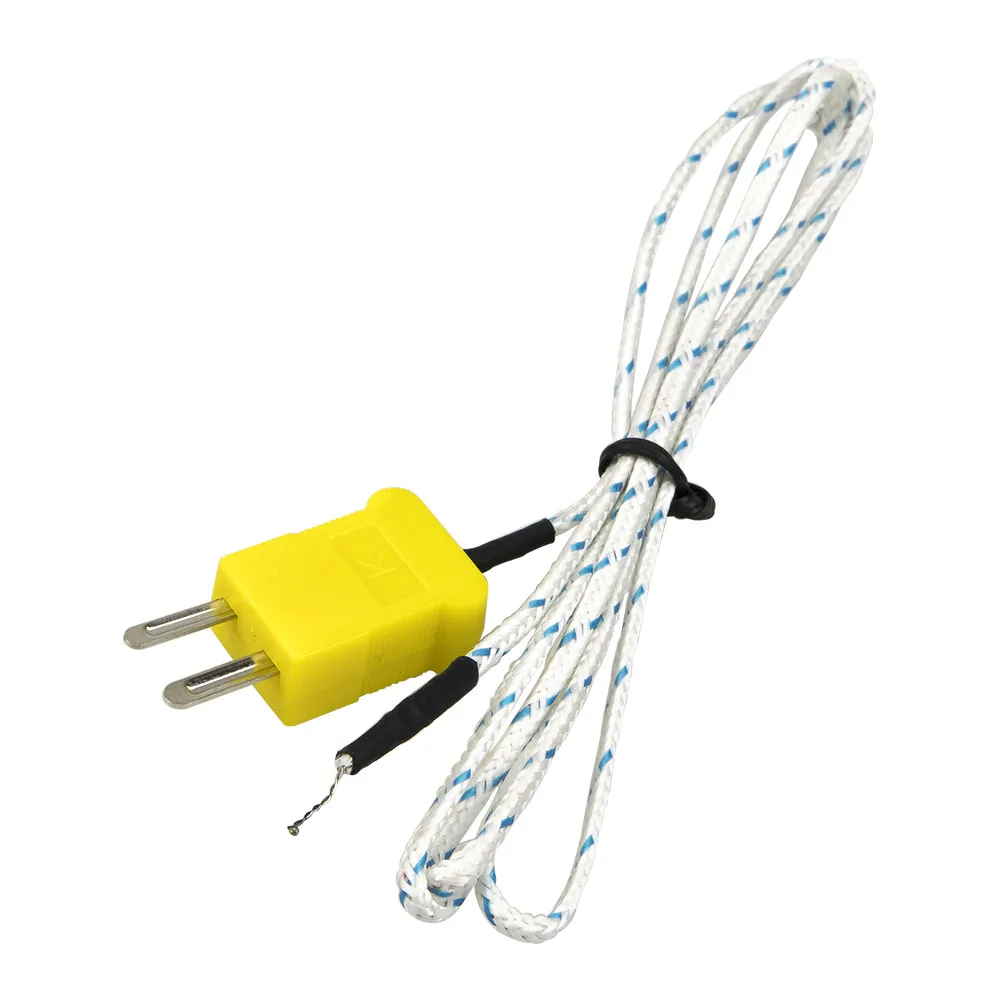 Tp-01 K Type 1m Cable Wire Head Plug Connection Thermocouple ...