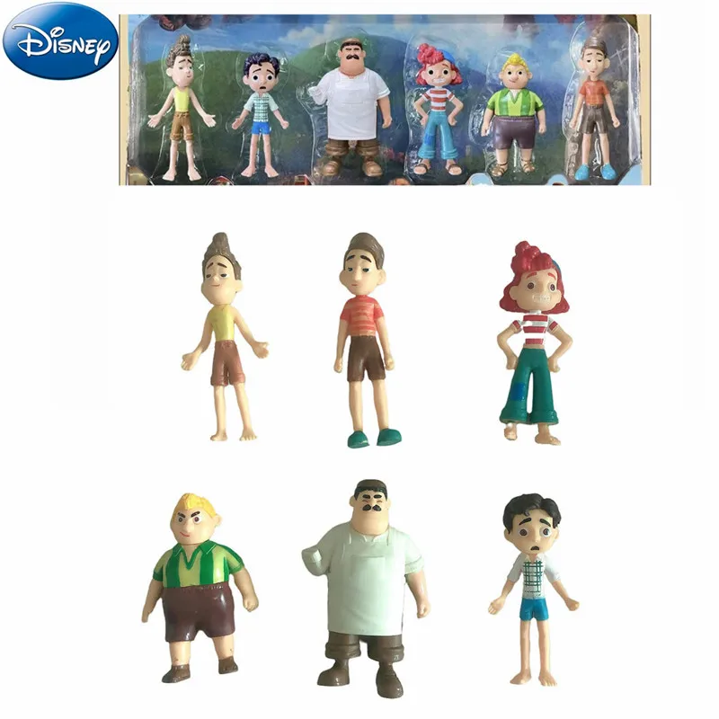 Genuine-Disney-Luca-Pixar-Model-Toy-Luca-Alberto-Sea-Monster-Cartoon ...