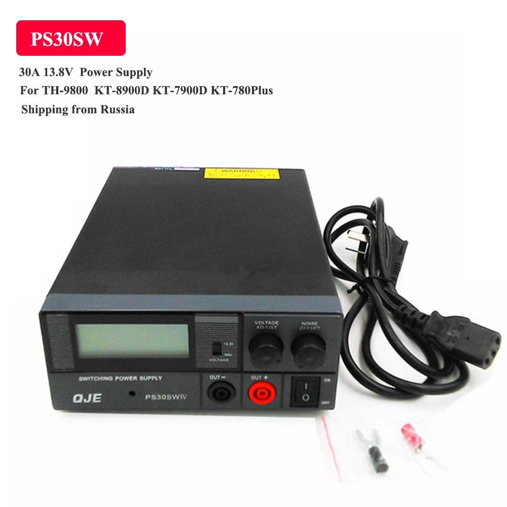 High Efficiency Power Supply Radio Transceiver Ps30sw 30a 13.8v Th-9800 ...