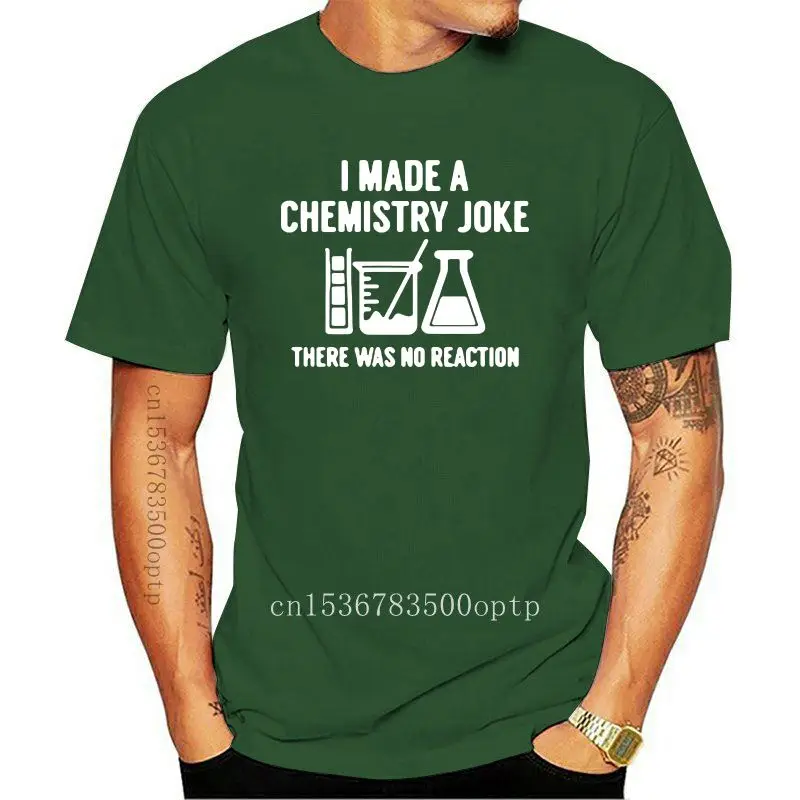 Novelty I Made Chemistry Joke T-shirt - Mon Science