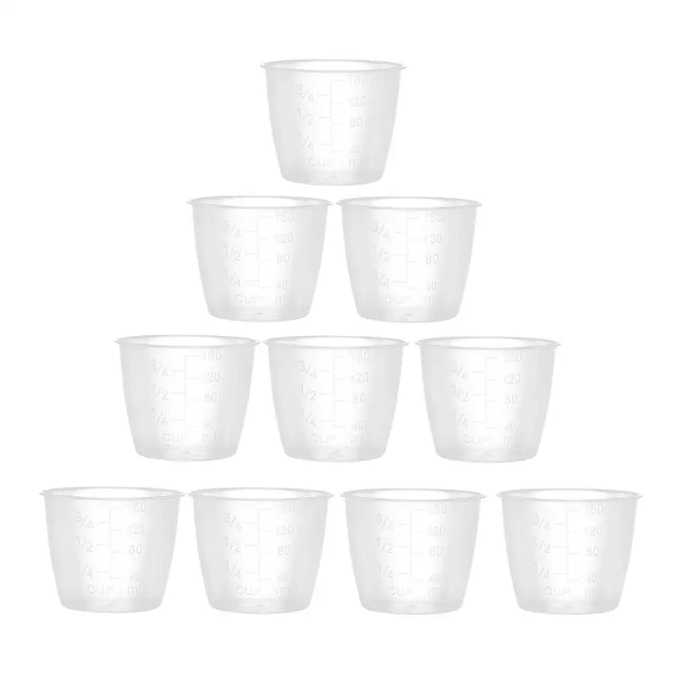 2-5-10Pcs-160ml-Rice-Measuring-Cup-Clear-PP-Plastic-Electric-Cooker ...
