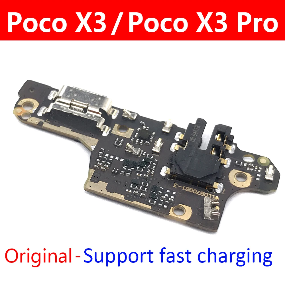 New Charger Board PCB Flex For Xiaomi POCO X3 NFC Global Version / Poco X3 Pro USB Port ...