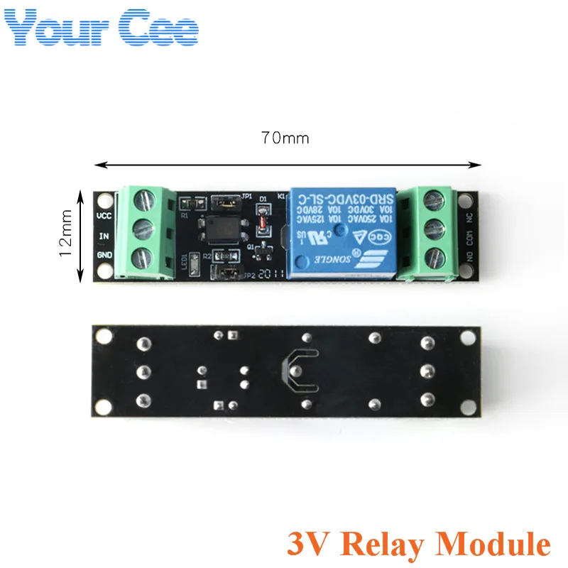 High-Level-Driver-Board-Single-Channel-DC-3V-Relay-Module-Optocoupler-Isolated-Control-Module ...