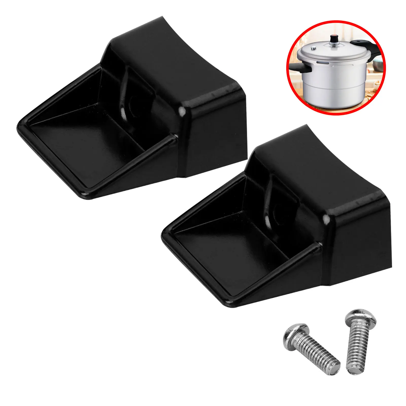 2pcs Bakelite Grip Pan Pot Handle Dismountable Household Accessories ...