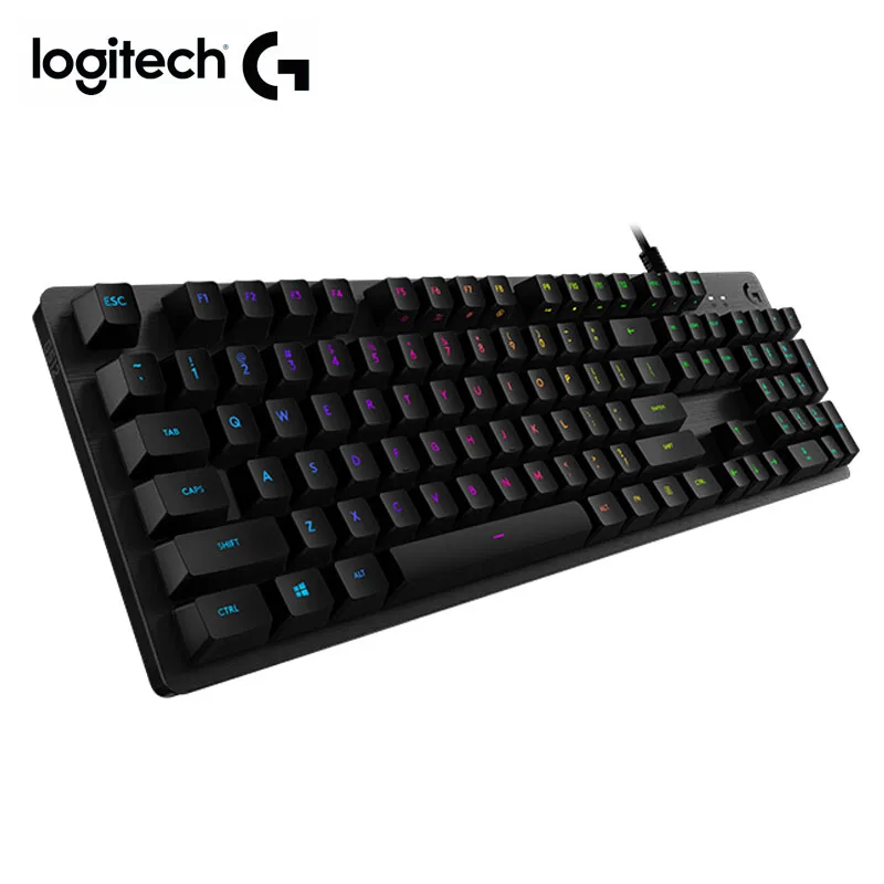 로지텍 키보드 G512 LIGHTSYNC RGB 기계식 키보드 pc 게임용 키보드용 탄소 전체 기능 키|키보드| - AliExpress