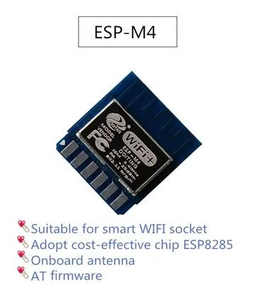 ESP M4 módulo WiFi inalámbrico, módulo ESP8285, Compatible con ESP8266 ...