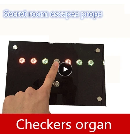 real-life-games-escape-room-props-Checkers-organ-unlock-props-Finished ...