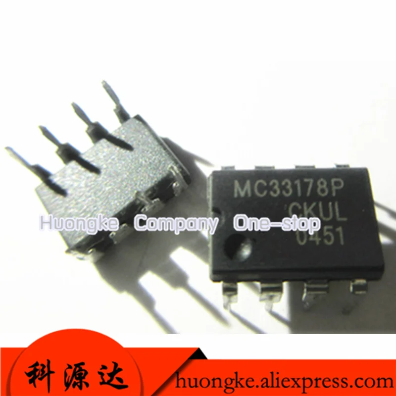 Circuito integrado IC MC33178P DIP MC33178 DIP 8 MC33178DR2G MC33178D SOP8, 10 unids/lote ...