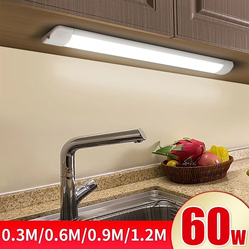 Full Set Led Kitchen Light Under Cabinet Lights Bedroom Wardrobe Closet ...
