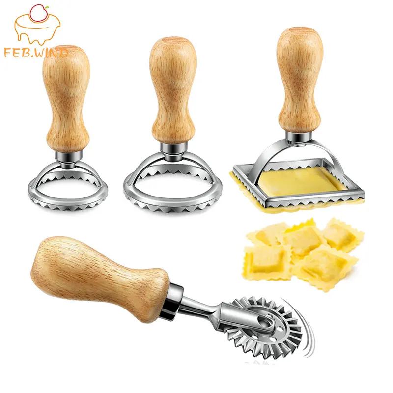 Stainless Steel Dumpling Maker Ravioli Mold set Press Ravioli Cutter ...