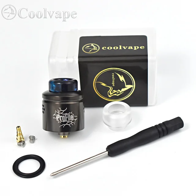 Profile RDA 24mm Electronic Cigarette Atomizer 3I6ss honeycomb airflow ...