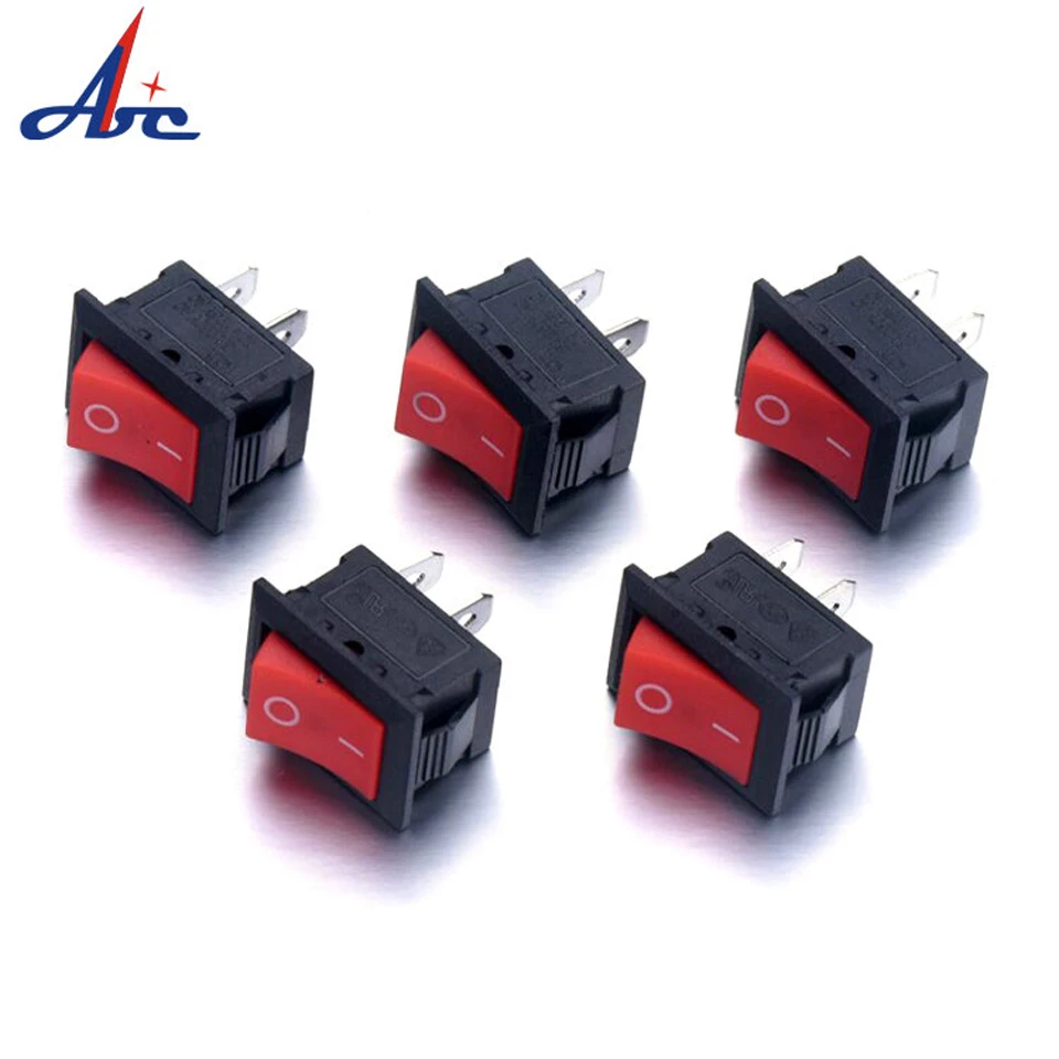 rocker switch self locking switch 2pin KCD5 101/2/3 13.5*9mm ON OFF ...