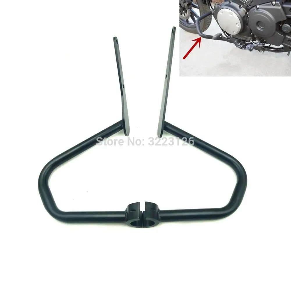 Motorcycle Steel Engine Guard Side Mount Crash Bars Bumper Protector ...