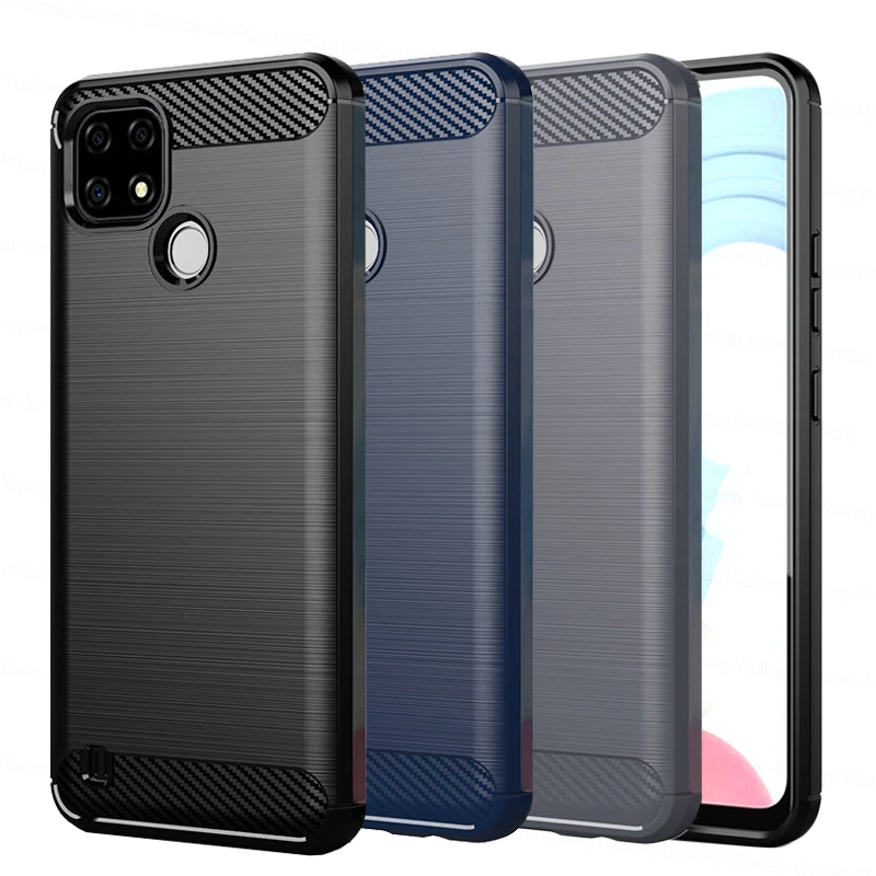For Oppo Realme C21y Case For Realme C21y C21 C17 C11 Cover Shockproof ...